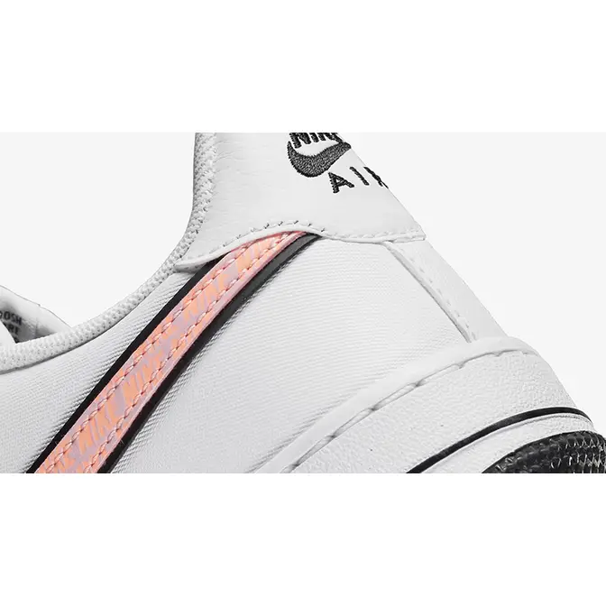Nike Air Force 1 Low GS Print Swoosh White Pink | Where To Buy | DZ6307 ...