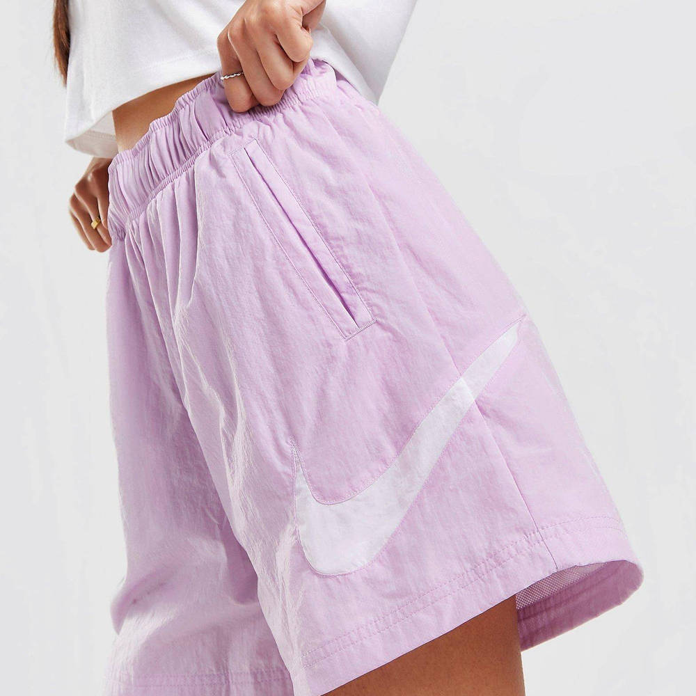 Nike High-Rise Woven Shorts - Purple | The Sole Supplier