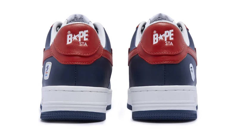 USPS x A BATHING APE BAPESTA Red Blue | Where To Buy