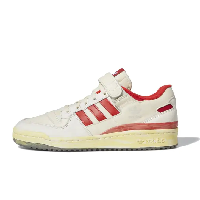 adidas Forum 84 Low AEC White Red | Where To Buy | HR0557 | The Sole ...