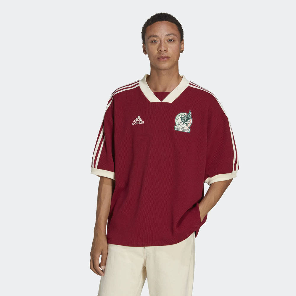 adidas Mexico Icon Jersey - Team Coll Burgundy | The Sole Supplier