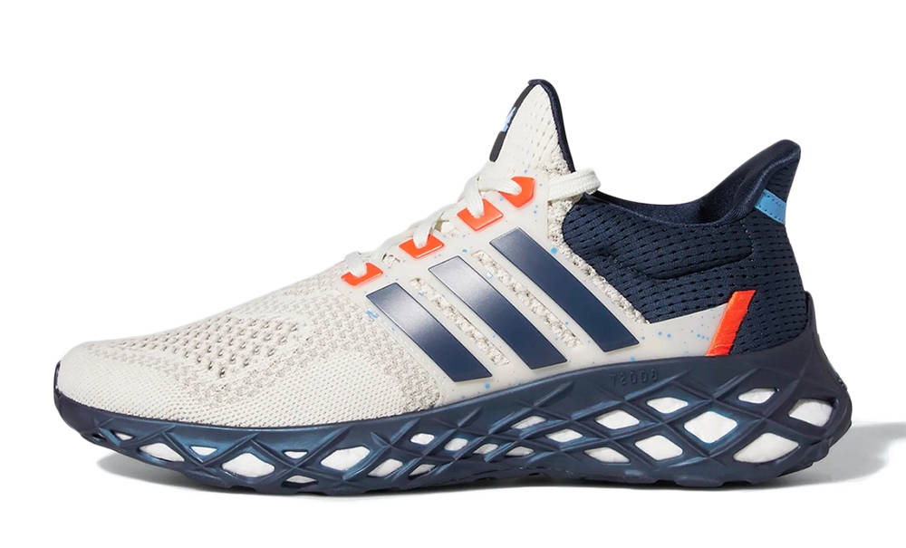 adidas Ultraboost Web DNA White Navy Orange | Where To Buy | GX2135
