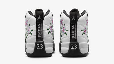 Air Jordan 12 GS Floral White Black | Where To Buy | DR6956-100 | The ...