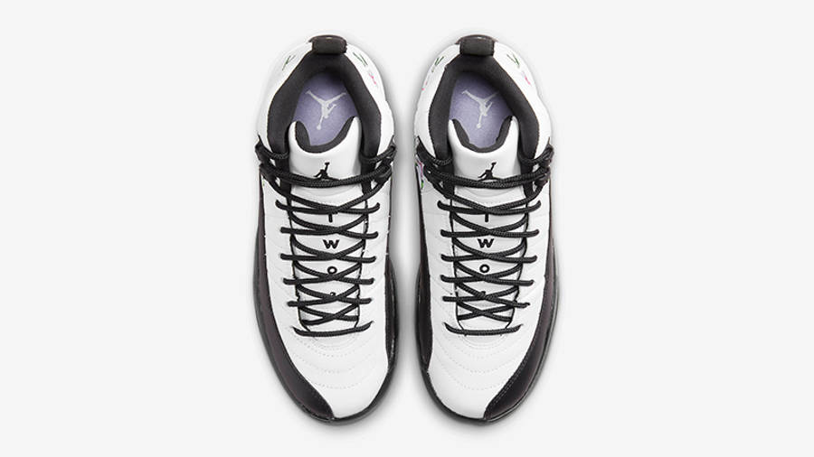 Air Jordan 12 GS Floral White Black | Where To Buy | DR6956-100 | The ...