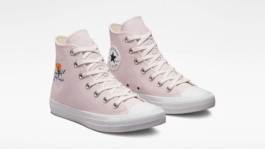 Converse Chuck Taylor Embroidered Crystals High Barely Rose | Where To ...