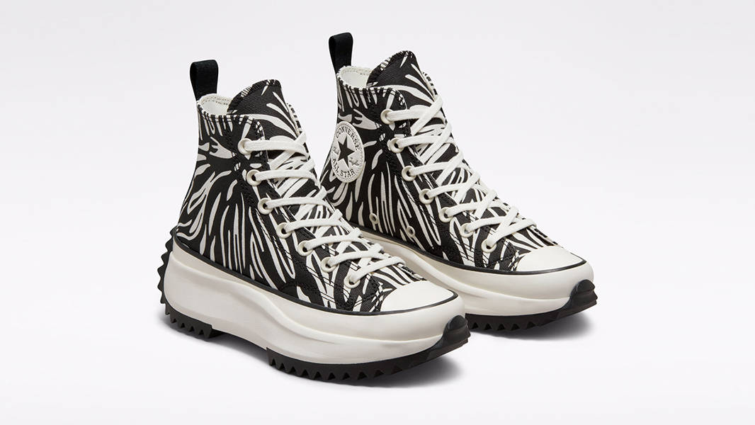 Converse Run Star Hike Platform Animalier High Zebra Black White ...