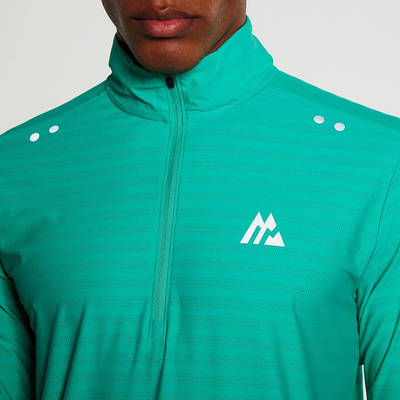 Montirex Draft 2.0 Quarter Zip T-Shirt - Aqua Green | The Sole Supplier