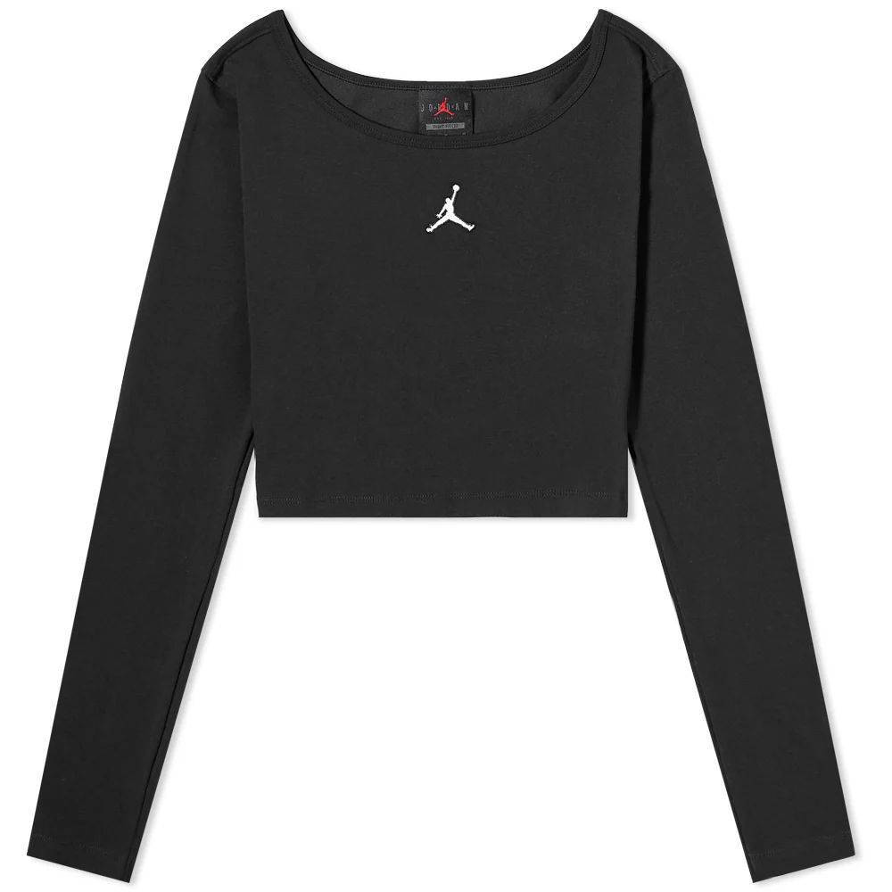 Nike Air Jordan Long Sleeve Flight Top - Black | The Sole Supplier