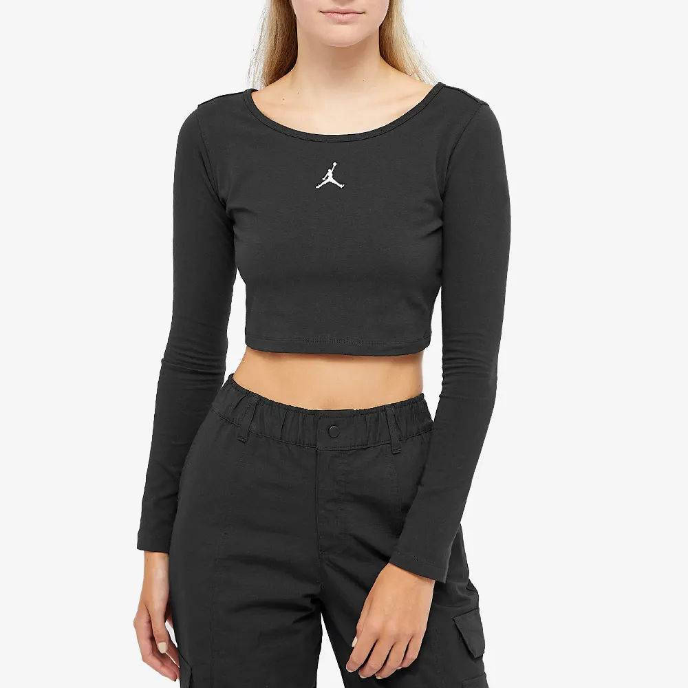 Nike Air Jordan Long Sleeve Flight Top - Black | The Sole Supplier