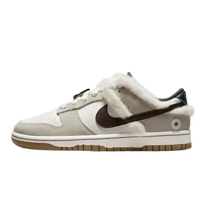 Nike Dunk Low Fur & Bling White Brown | Where To Buy | The Sole Supplier