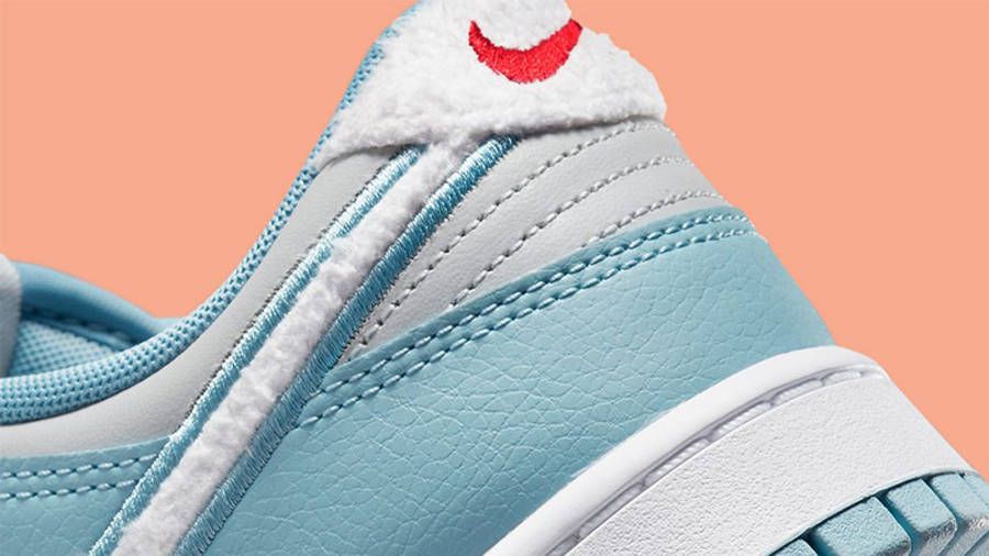 Nike Dunk Low Fur Swoosh Grey Blue | Where To Buy | undefined | The ...