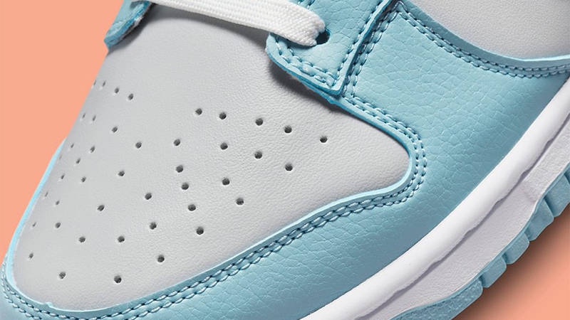 Nike Dunk Low Fur Swoosh Grey Blue | Where To Buy
