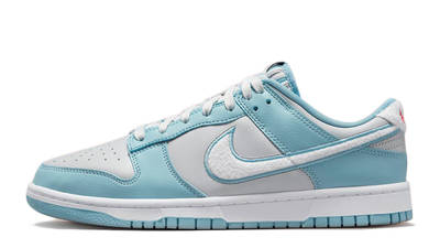 Nike Dunk Low Fur Swoosh Grey Blue | Where To Buy | undefined | The ...