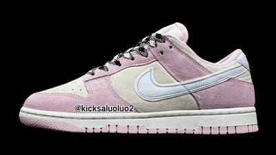 Nike Dunk Low Pink Grey Suede | Where To Buy | undefined | The Sole ...