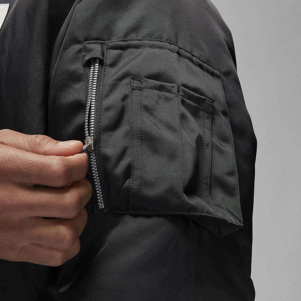 Nike Jordan Essentials Statement Varsity Jacket - Black | The Sole Supplier