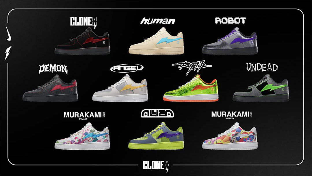 An Official Look at the RTFKT x Nike Air Force 1 Collaboration