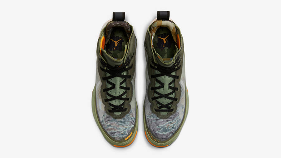 UNDEFEATED X Air Jordan 37 Olive Orange | Where To Buy | DV6255-300 ...