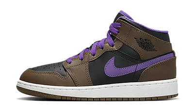 Air Jordan 1 Mid Purple Mocha | Where To Buy | DQ8423-215 | The Sole ...