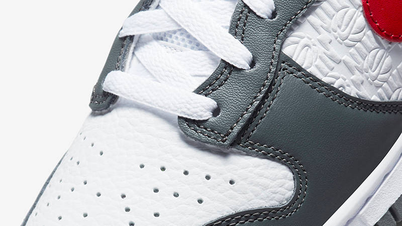 Nike Dunk High Embossed Red Grey | Where To Buy | FD0668-001