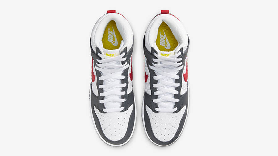 Nike Dunk High Embossed Red Grey | Where To Buy | FD0668-001 | The Sole ...