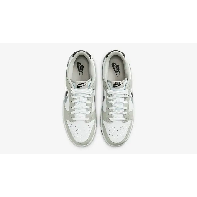 Nike Dunk Low Stencil Swoosh Grey White | Where To Buy | FD0661-100