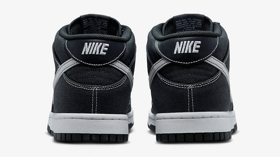 Nike Dunk Mid Black Canvas | Where To Buy | DV0830-001 | The Sole Supplier