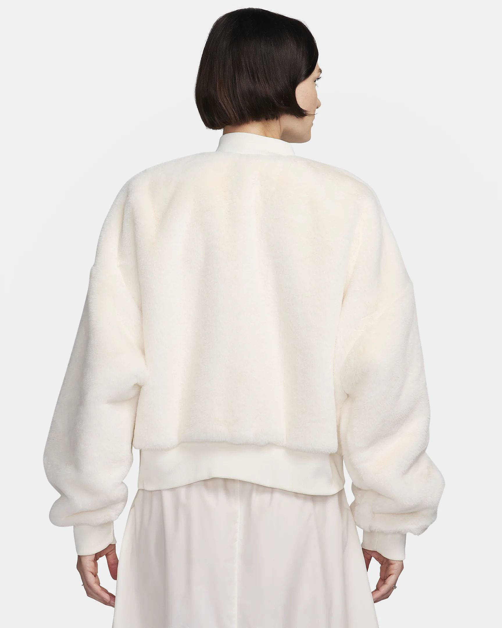 Nike Sportswear Reversible Faux Fur Bomber | Where To Buy | FB8692-133