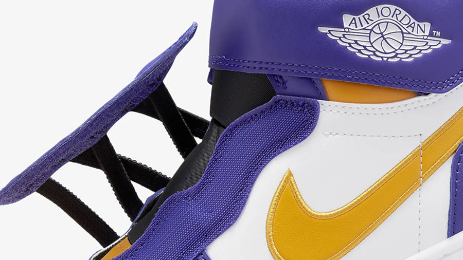 Air Jordan 1 High FlyEase Lakers | Where To Buy | CQ3835-517 | The Sole ...