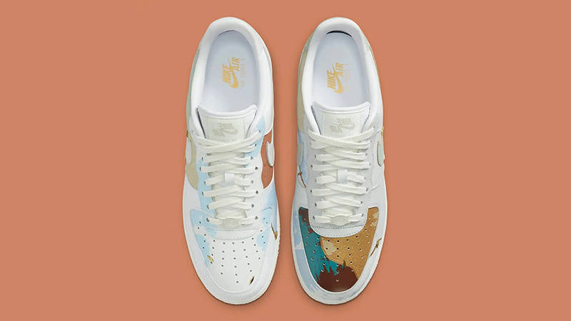 Nike Air Force 1 Low White Gold Multi | Where To Buy
