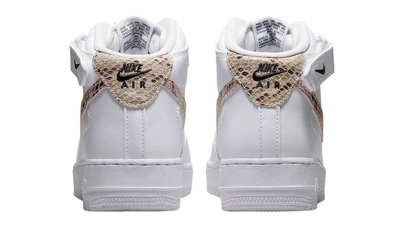 Nike Air Force 1 Mid Snakeskin Swoosh White | Where To Buy | DD9625-101