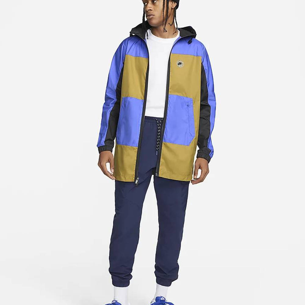Nike Sportswear Woven Sports Utility Jacket - Golden Moss | The Sole ...