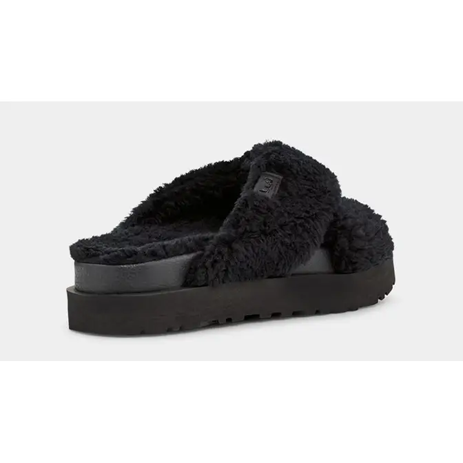 UGG Fuzz Sugar Cross Slide Black | Where To Buy | 1120860-BLK | The ...