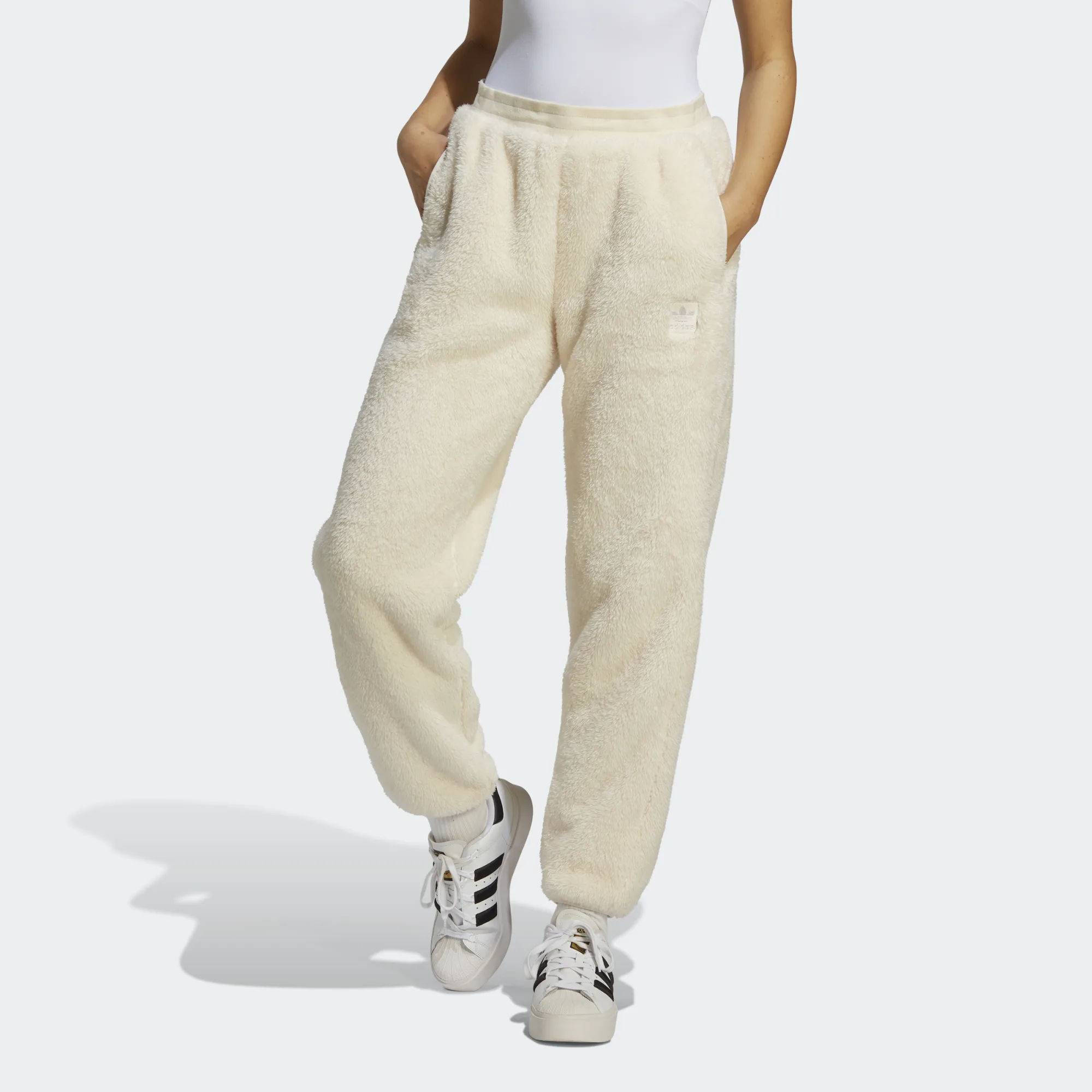 adidas Essentials+ Fluffy Teddy Joggers | Where To Buy | IC2256