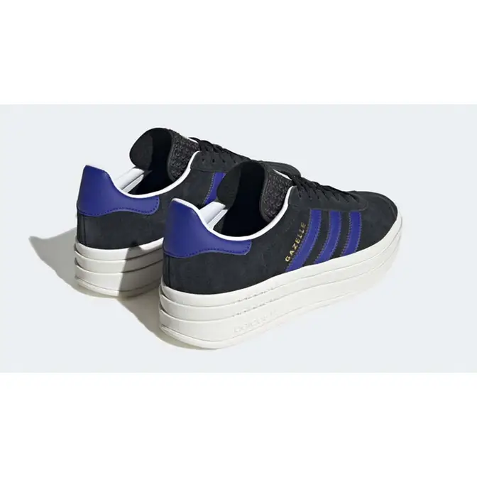 adidas Gazelle Bold Black Lucid Blue | Where To Buy | HQ4408 | The Sole ...