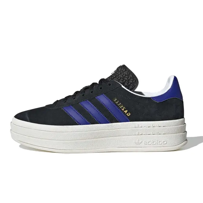 adidas Gazelle Bold Black Lucid Blue | Where To Buy | HQ4408 | The Sole ...