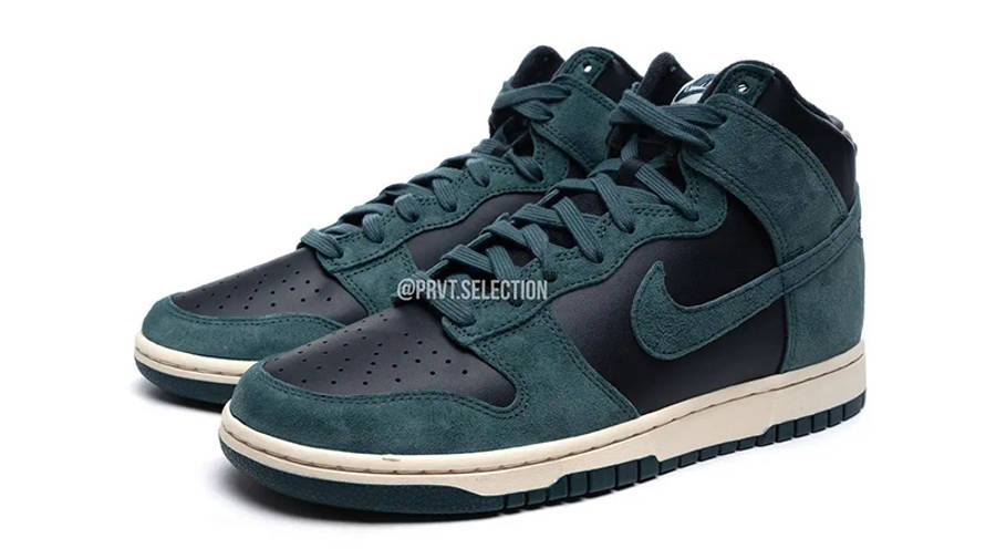 Nike Dunk High Black Green Suede | Where To Buy | DQ7679-002 | The Sole ...
