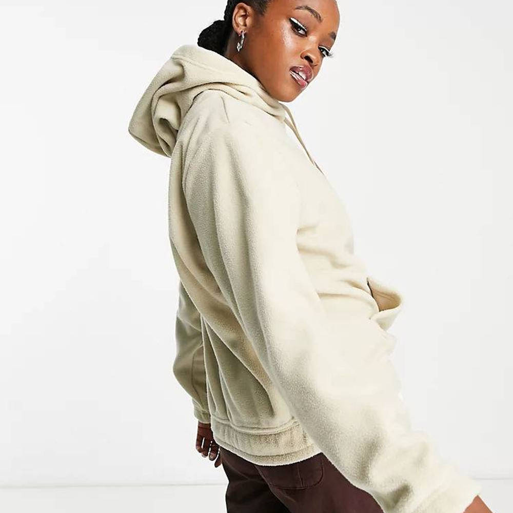 Nike Mini Swoosh Fleece Hoodie - Rattan | The Sole Supplier
