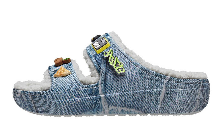 SZA x Crocs Cozzzy Sandal Blue | Where To Buy | undefined | The Sole ...