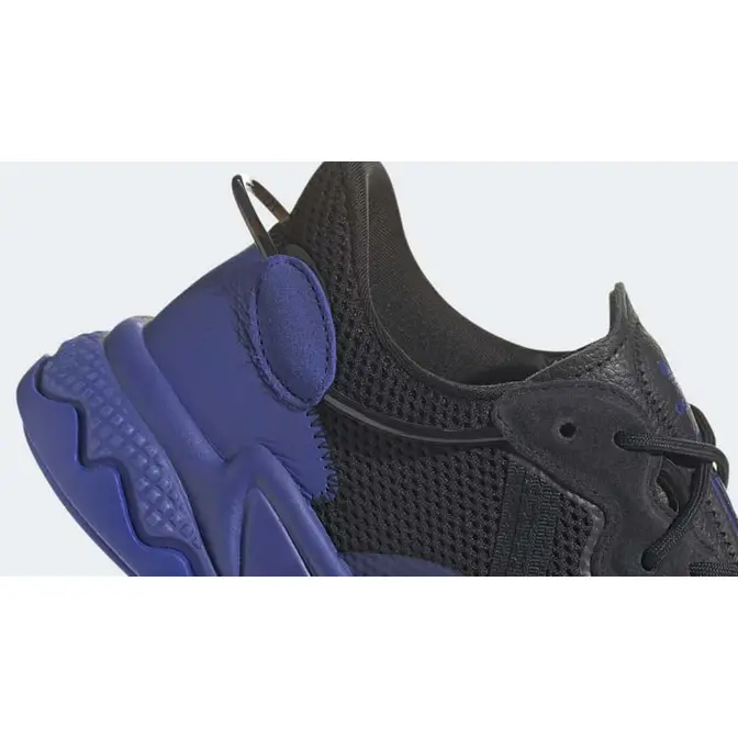 adidas Ozweego Black Semi Lucid Blue | Where To Buy | H06145 | The Sole ...