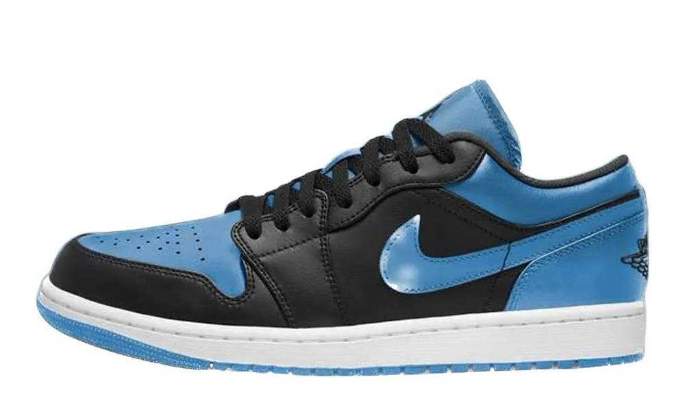 Air Jordan 1 Low Black University Blue White | Where To Buy | 553558 ...