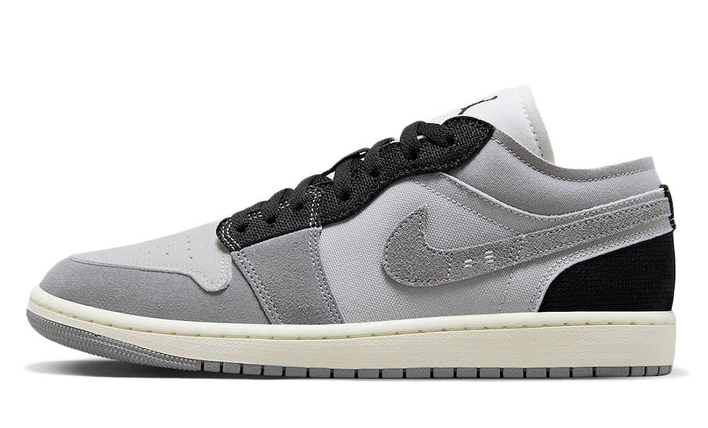 Air Jordan 1 Low Craft Inside Out Grey Black | Where To Buy | DZ4135-002