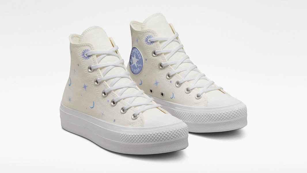 Converse Chuck Taylor Celestial Lift Platform High Egret Purple | Where ...
