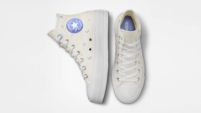 Converse Chuck Taylor Celestial Lift Platform High Egret Purple | Where ...