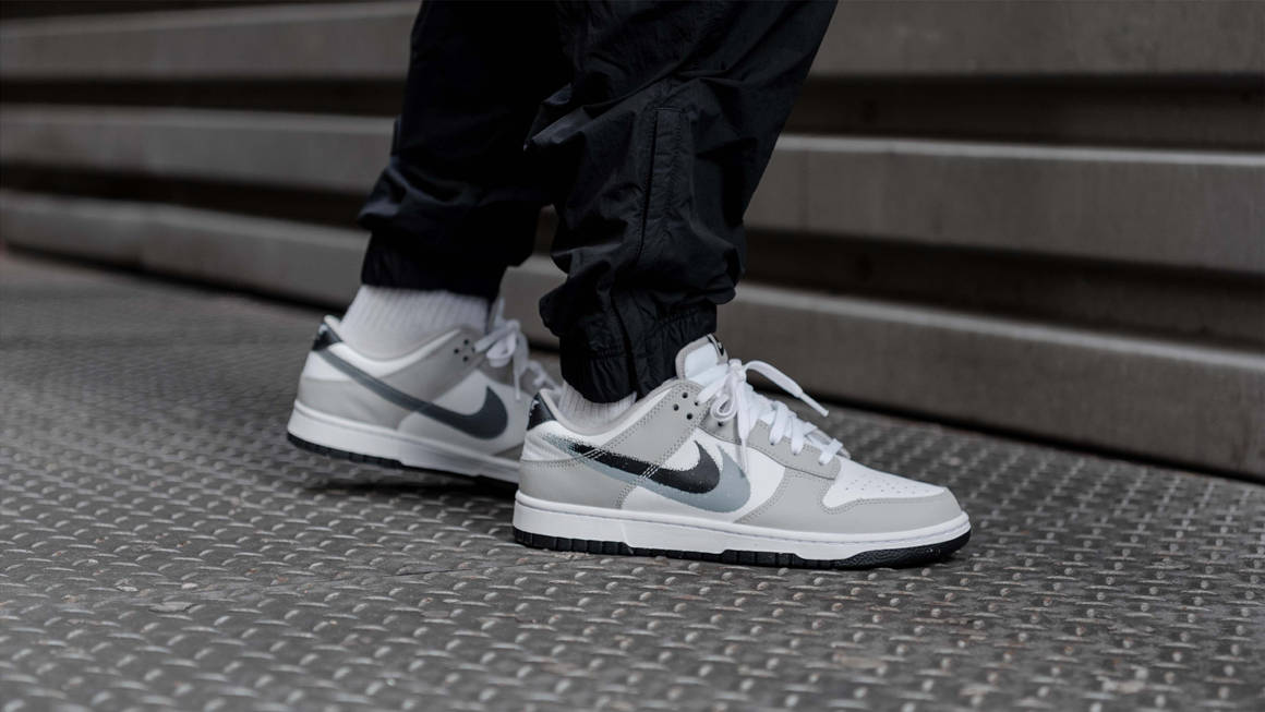 Twice As Nice: The Nike Dunk Low "Stencil" Comes Dressed With Double ...