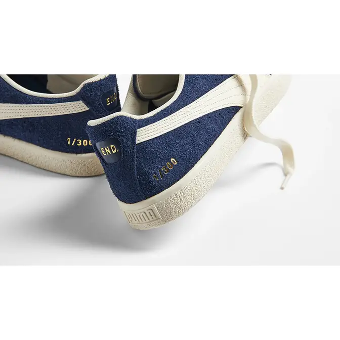 END x PUMA Clyde OG Navy Ivory | Where To Buy | 39230203 | The Sole ...
