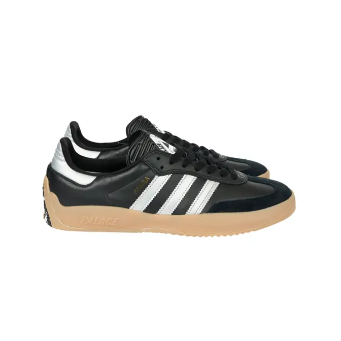 Palace x adidas Samba PUIG Black Silver Metallic | HQ6099 | The Sole ...