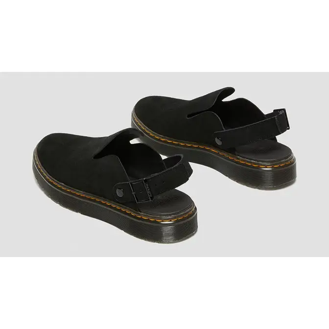 Dr. Martens Carlson Suede Mules Black | Where To Buy | 27410001