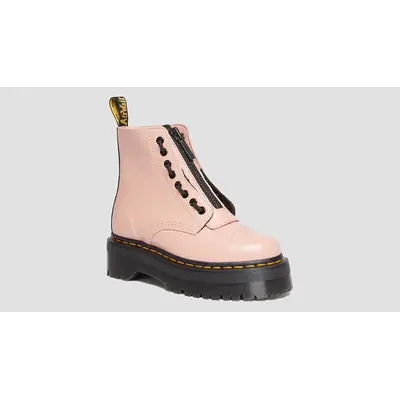 Dr. Martens Sinclair Zip Platform Boots Peach Beige | Where To Buy ...