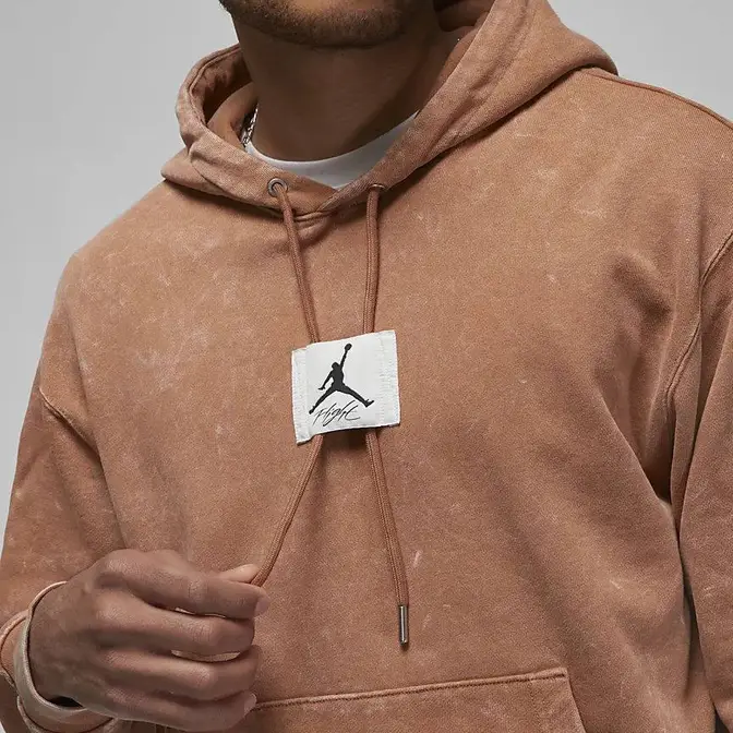 Jordan Flight Fleece Washed Pullover Hoodie | Where To Buy | DR3087-215 ...