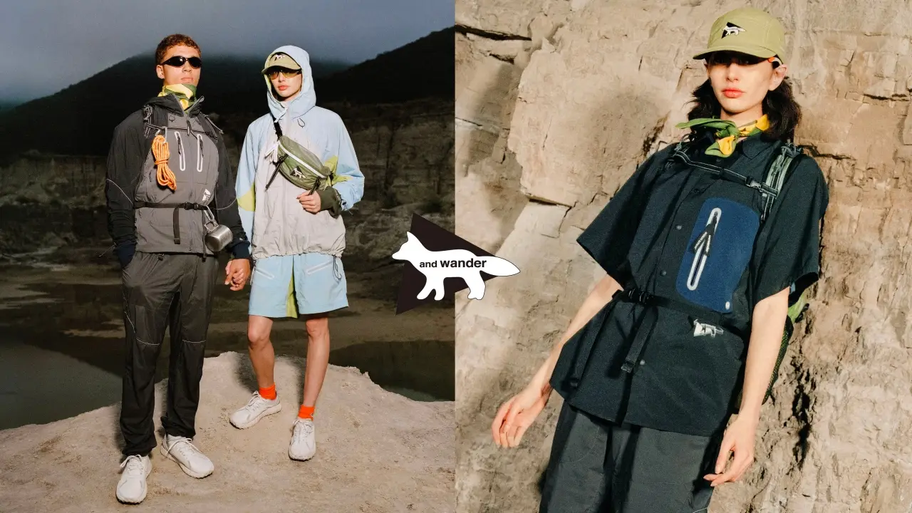 Maison Kitsuné x and wander Collaborate for "Destination: Earth"